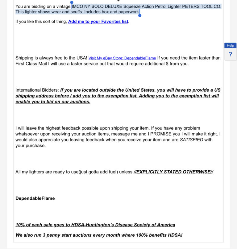 A Template For Ebay Selling Success | Dependable Flame