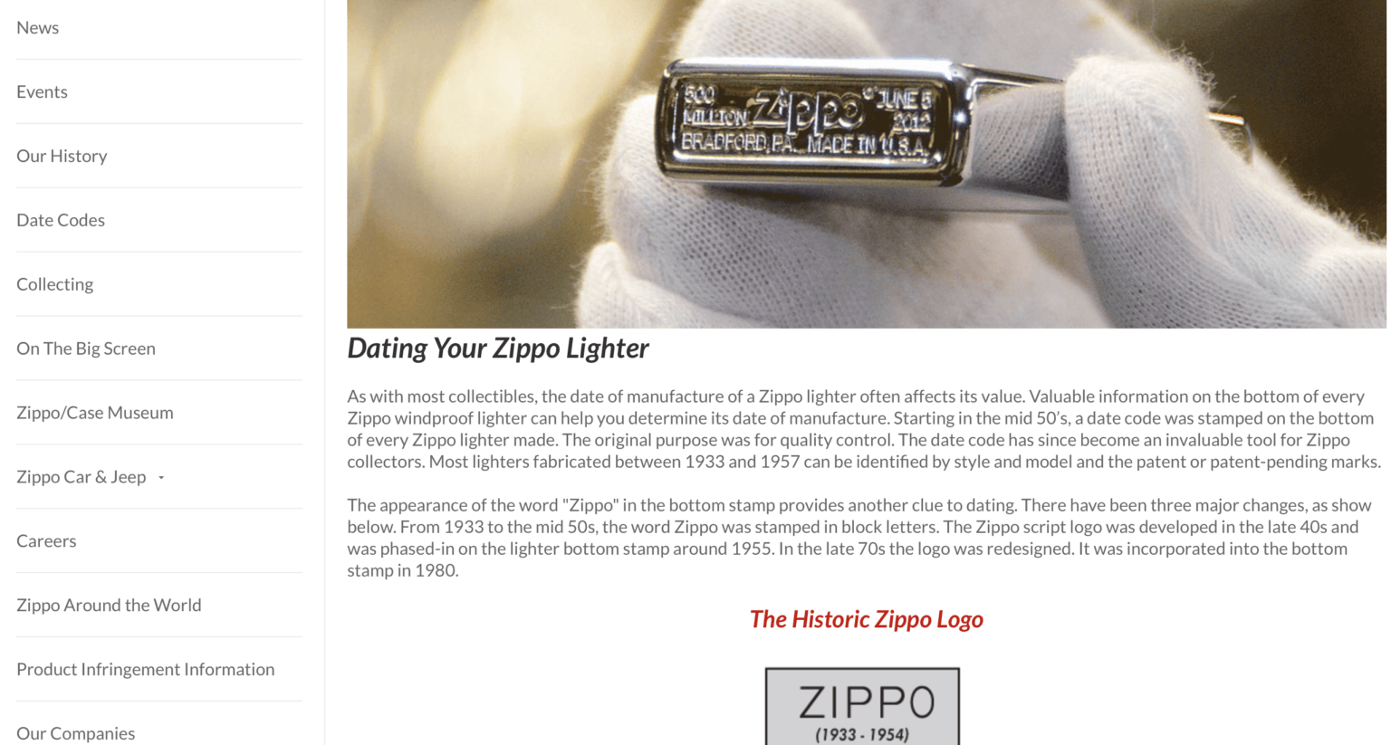 How To Date A Zippo Lighter | Dependable Flame